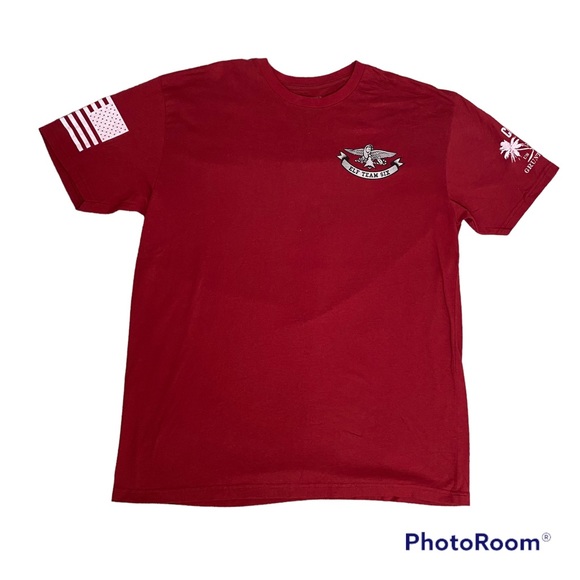 Grunt Style | Shirts | Mens Grunt Style Elf Team Six Maroon Red Tshirt ...